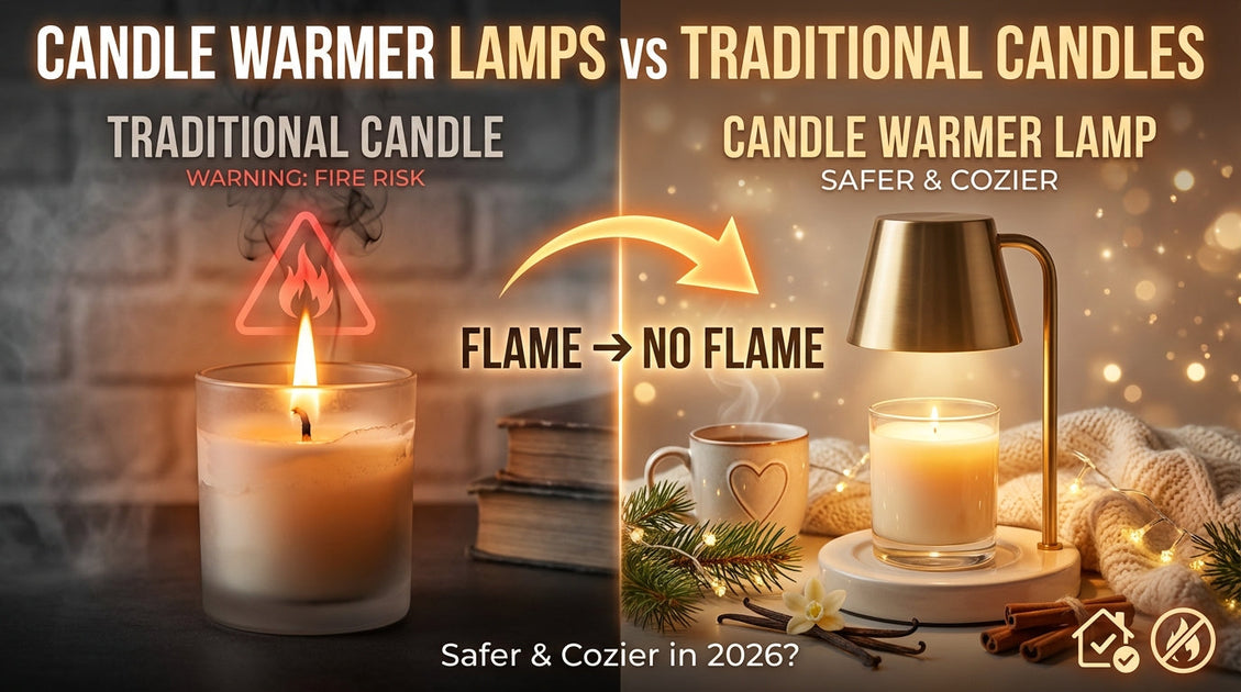 Candle Warmer Lamps vs Traditional Candles: Which Is Safer and Cozier