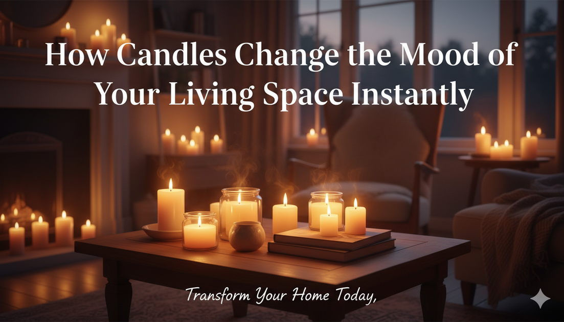 How Candles Change the Mood of Your Living Space Instantly